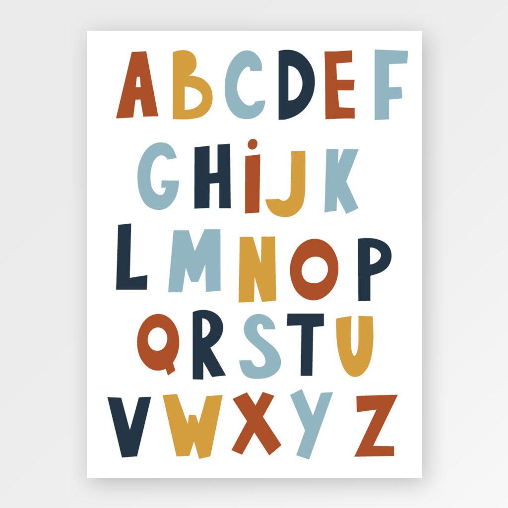 Abeceda - Rewalluce - Dětské tapety, designové tapety, plakáty